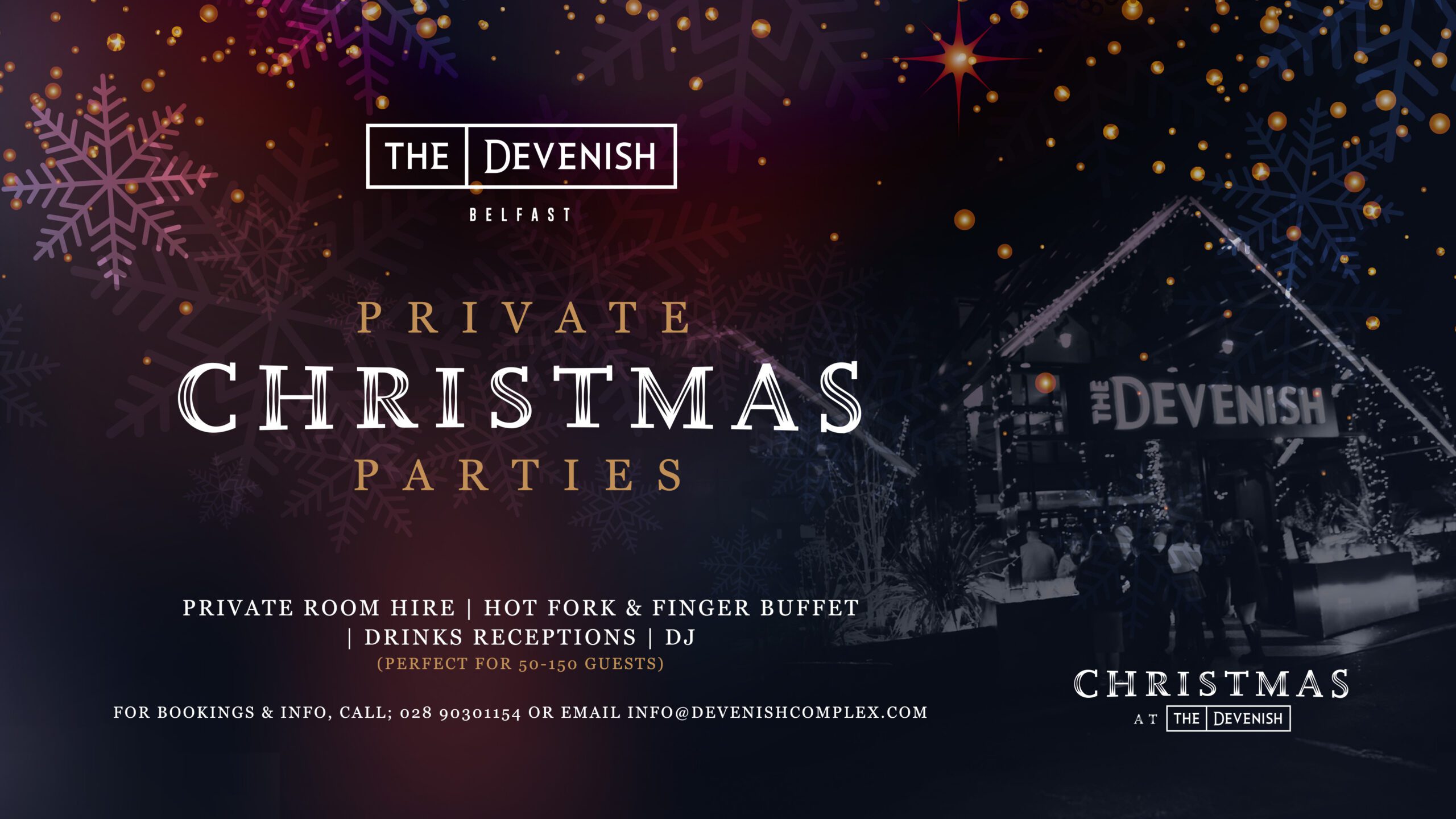 Christmas Private Functions | The Devenish Complex